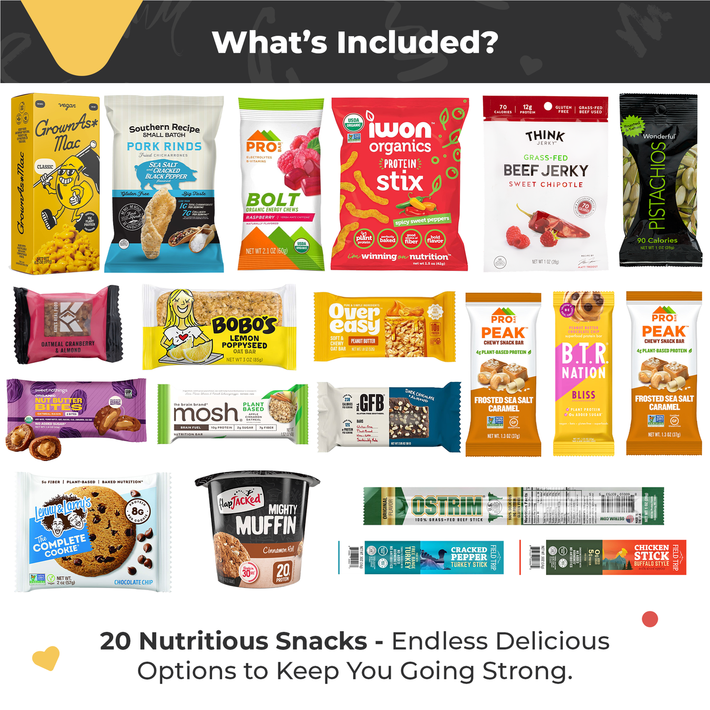 High Protein Snack Box: Premium Fitness Snacks Mix – Perfect Gift for ...