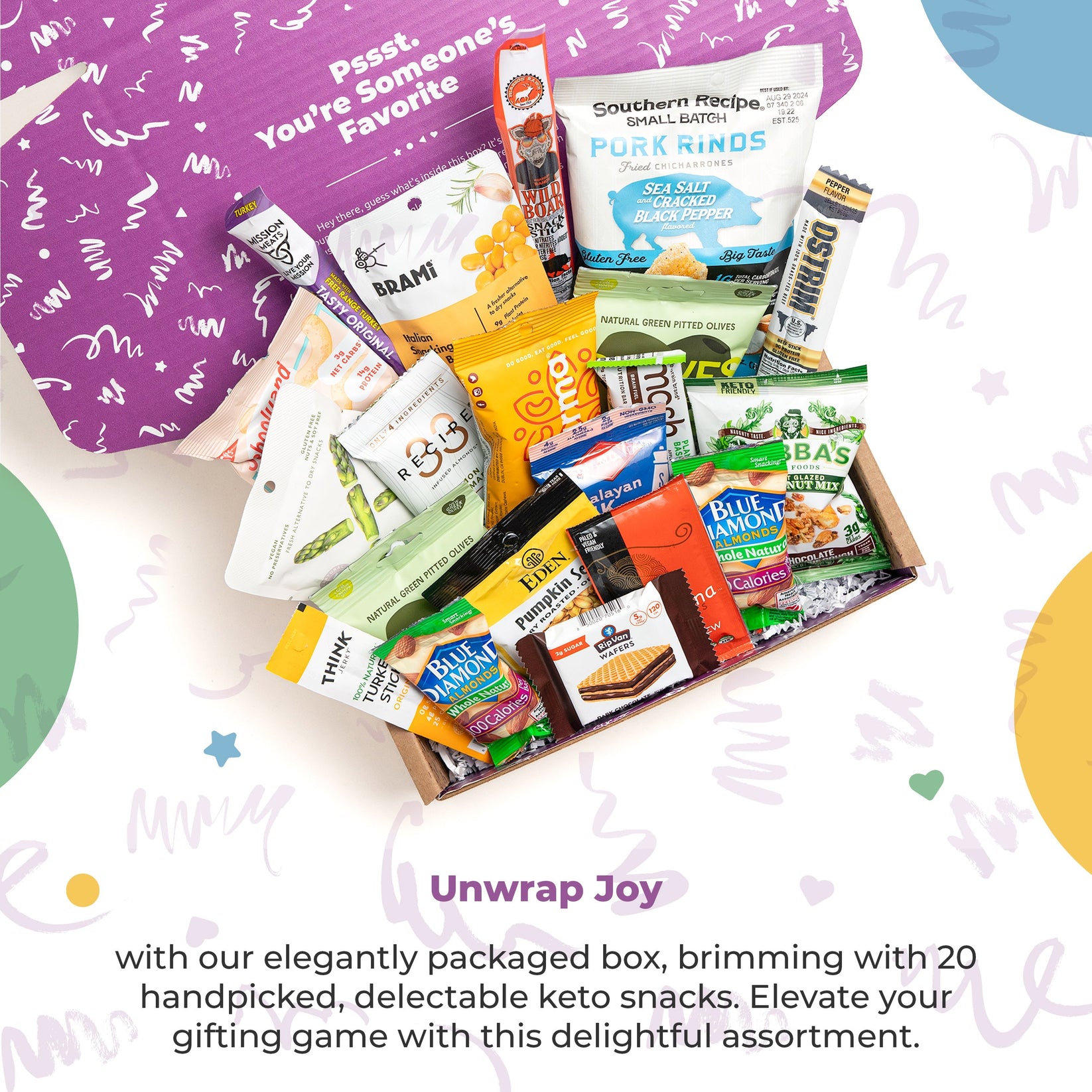 Keto Healthy Snack Box – Ultra Low Carb, Low Sugar, High Fat Snacks ...