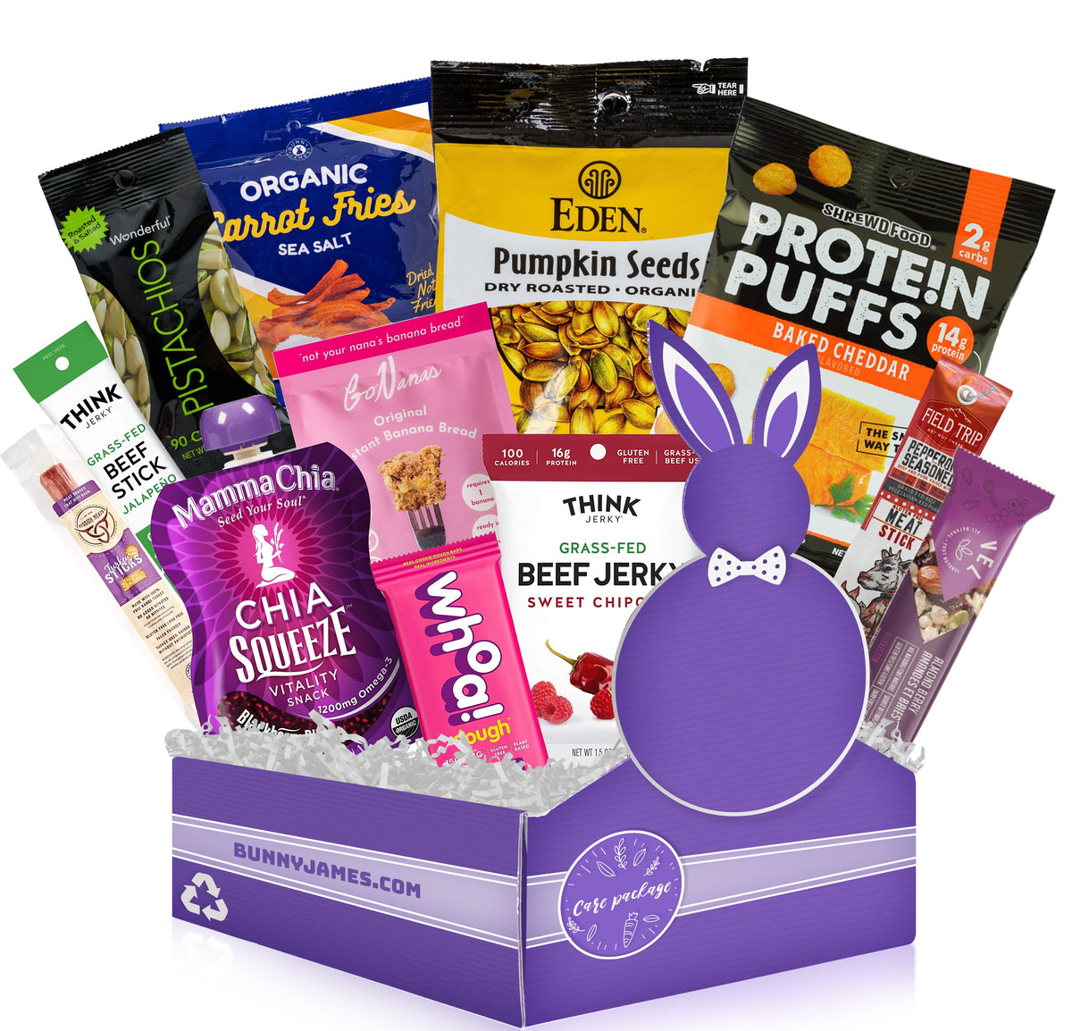 Healthy Snacks Sampler Gift Box – Bunny James Boxes
