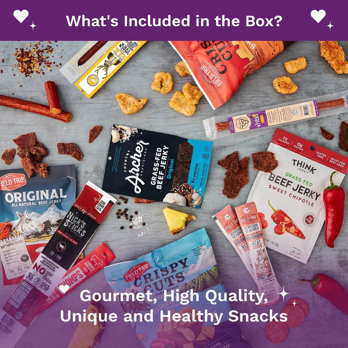 Premium Jerky Sampler Gift Box (12 Count) – Bunny James Boxes