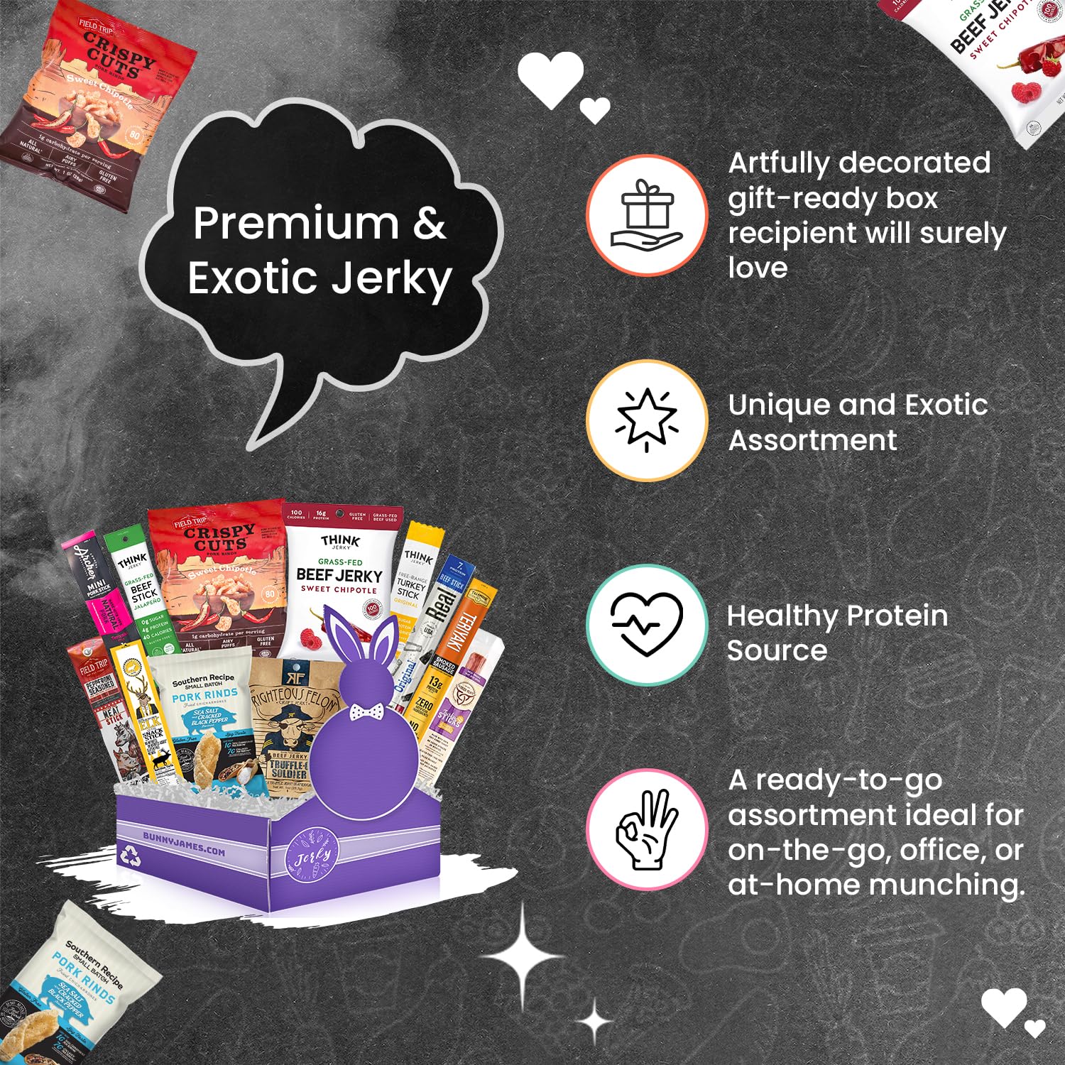 Premium Jerky Sampler Gift Box (12 Count)