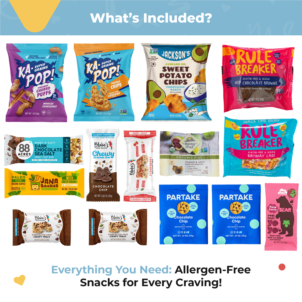 Premium Top 8 Allergen Free Box | School-Safe, Worry-Free Treats ...