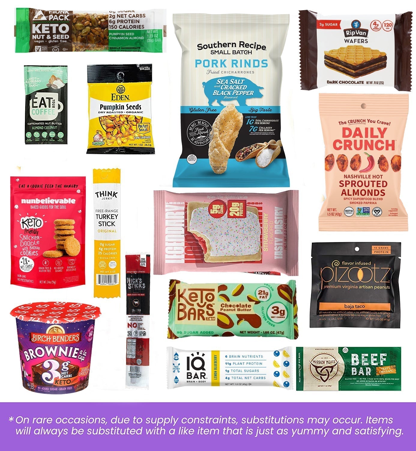 Premium Low Carb Keto Box (15 Count) – Bunny James Boxes