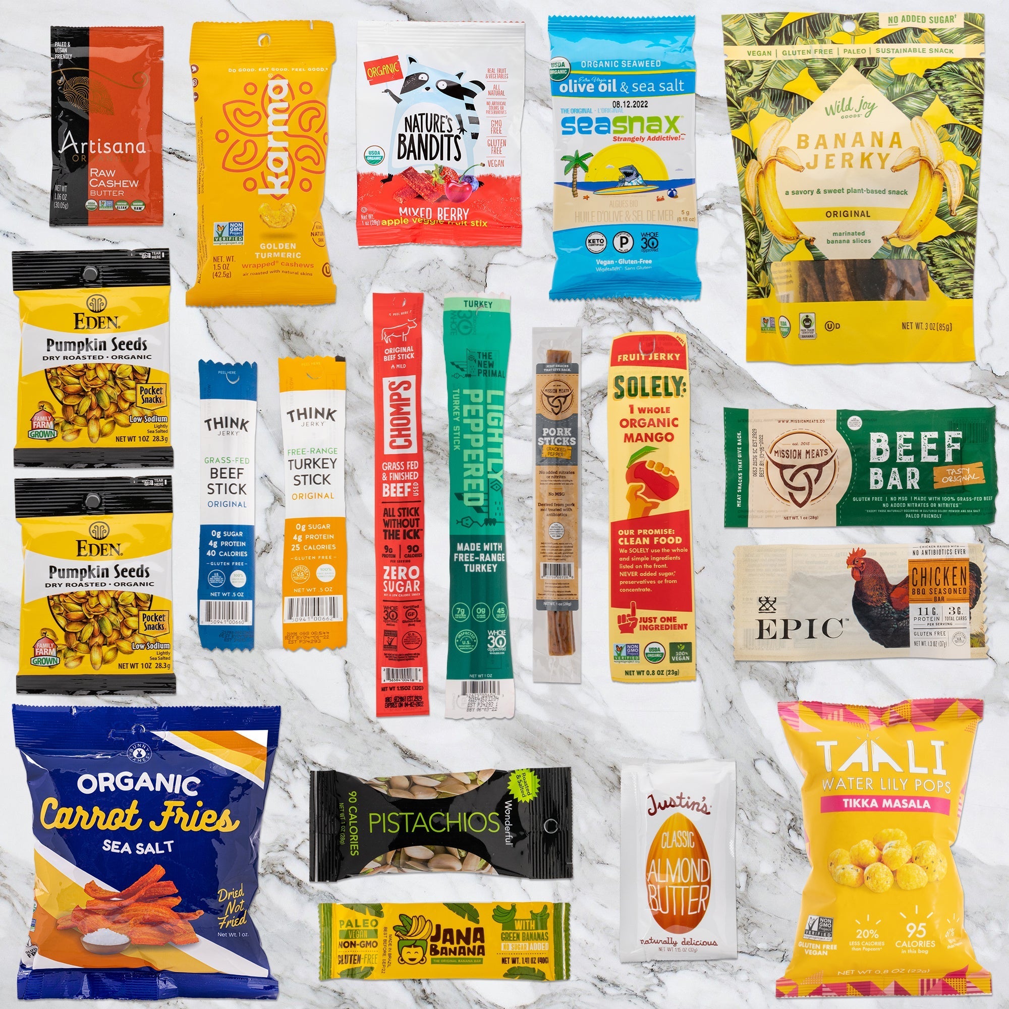 Premium Whole Food Approved Snack Box (20 count) – Bunny James Boxes